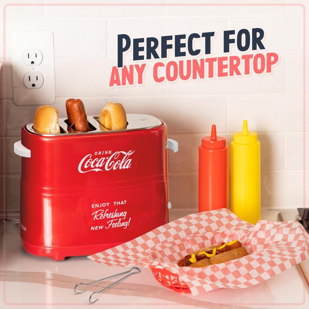 Nostalgia Coca-Cola Hot Dog Toaster – Unique Kitchen Gadgets by Shopily